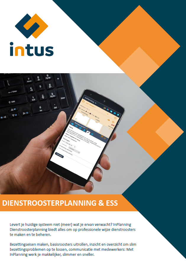 Intus | Brochure Dienstroosterplanning en ESS downloaden